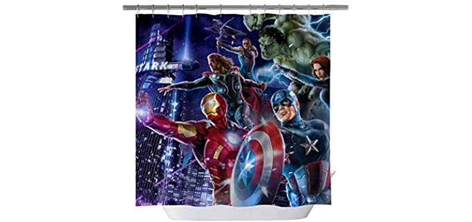 Marvel® Shower Curtains (August - 2021) - Shower Inspire