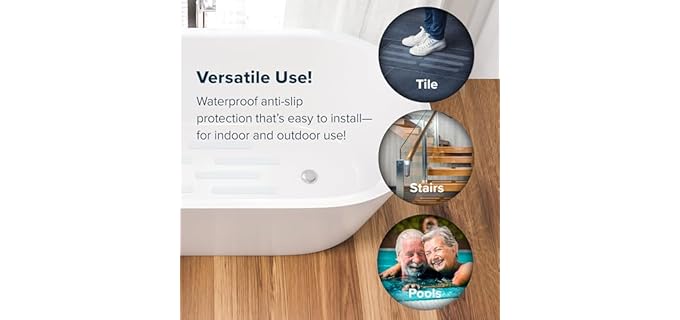 Best Shower Floor Anti-Slip Adhesive Strips - Shower Inspire
