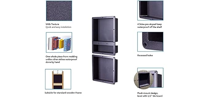 Best Prefab Shower Niches for Easy Bathroom Storage - Shower Inspire
