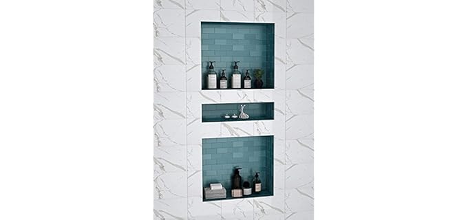 Best Prefab Shower Niches for Easy Bathroom Storage - Shower Inspire
